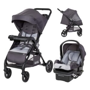 baby trend passport carriage travel system, silver sky