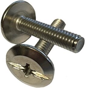 hurricane stainless steel sidewalk bolts 1/4-20 x 1 inch long (12)