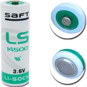 LS14500 Lithium-Thionyl Chloride 2600mAh Lithium Battery Compatible with SAFT LS14500 (Pack of 4)