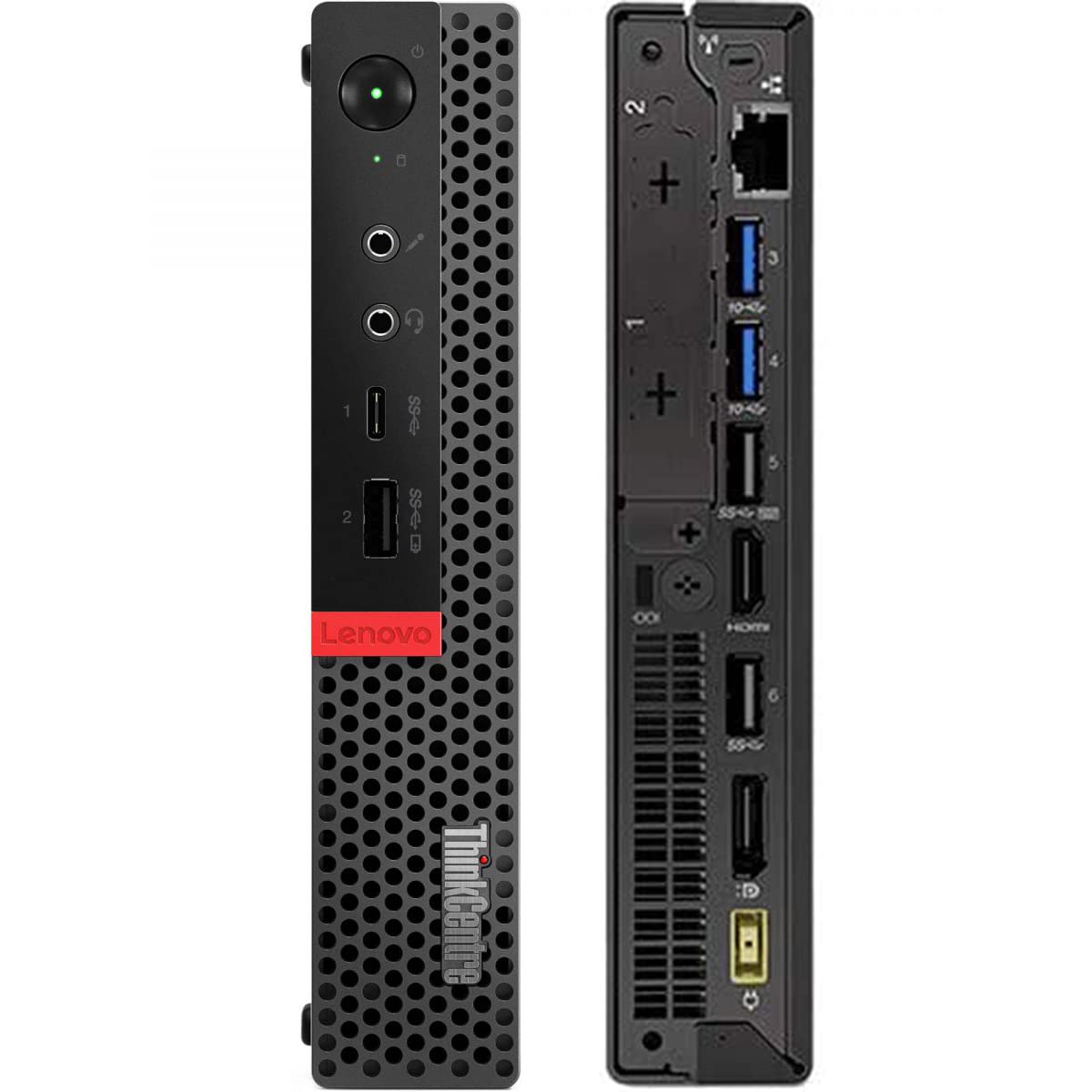 Lenovo Mini PC i9, Windows 11 Desktop Computer, 32GB DDR4 RAM, New 1TB NVMe SSD + 1TB SSD, Built-in AX210 Wi-Fi 6E, HDMI, DP, Micro Tiny HTPC (Renewed)