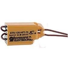 etn-120-hft-75, solid-state flasher, 3a halfwave, 120v, fixed unit, 75 flashes/minute, enclosed