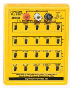 capacitance decade box, 5 decades