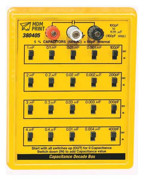 Capacitance Decade Box, 5 Decades