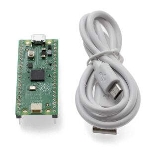 Coolwell Raspberry Pi Pico H Microcontroller Tiny Size Fast Board, Based On Official RP2040 Dual-Core Arm Cortex Processor,Configurable Pin Function