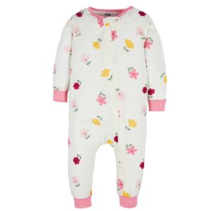 Onesies Brand Baby Girl's 3-Pack Snug Fit One-Piece Cotton Pajamas, Fox, 12 Months