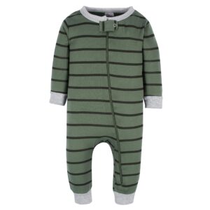 Onesies Brand Baby Boy's 3-Pack Snug Fit One-Piece Cotton Pajamas, Bear, 18 Months