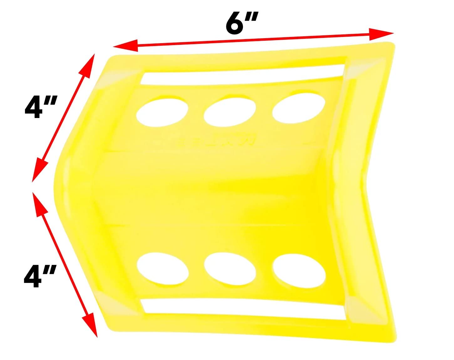 Mytee Products Flatbed Edge Protectors Kit - 20 Pack Yellow Plastic Corner Protectors (4" x 6") & 20 Pack Blue Plastic Corner Protectors (4" x 10") with Carrying Bag