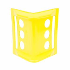 Mytee Products Flatbed Edge Protectors Kit - 20 Pack Yellow Plastic Corner Protectors (4" x 6") & 20 Pack Blue Plastic Corner Protectors (4" x 10") with Carrying Bag