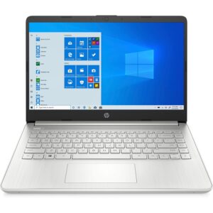 hp laptop 14-dq3025cl 14" intel pentium silver n6000, intel uhd graphics, 4gb ddr4 ram, 128gb ssd storage, windows 11 home in s mode, natural silver (renewed)