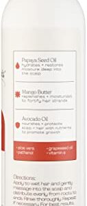 Rucker Roots Nourish + Restore Papaya & Mango Shampoo| Sulfate-Free| Cleansing| Repairs Damage|