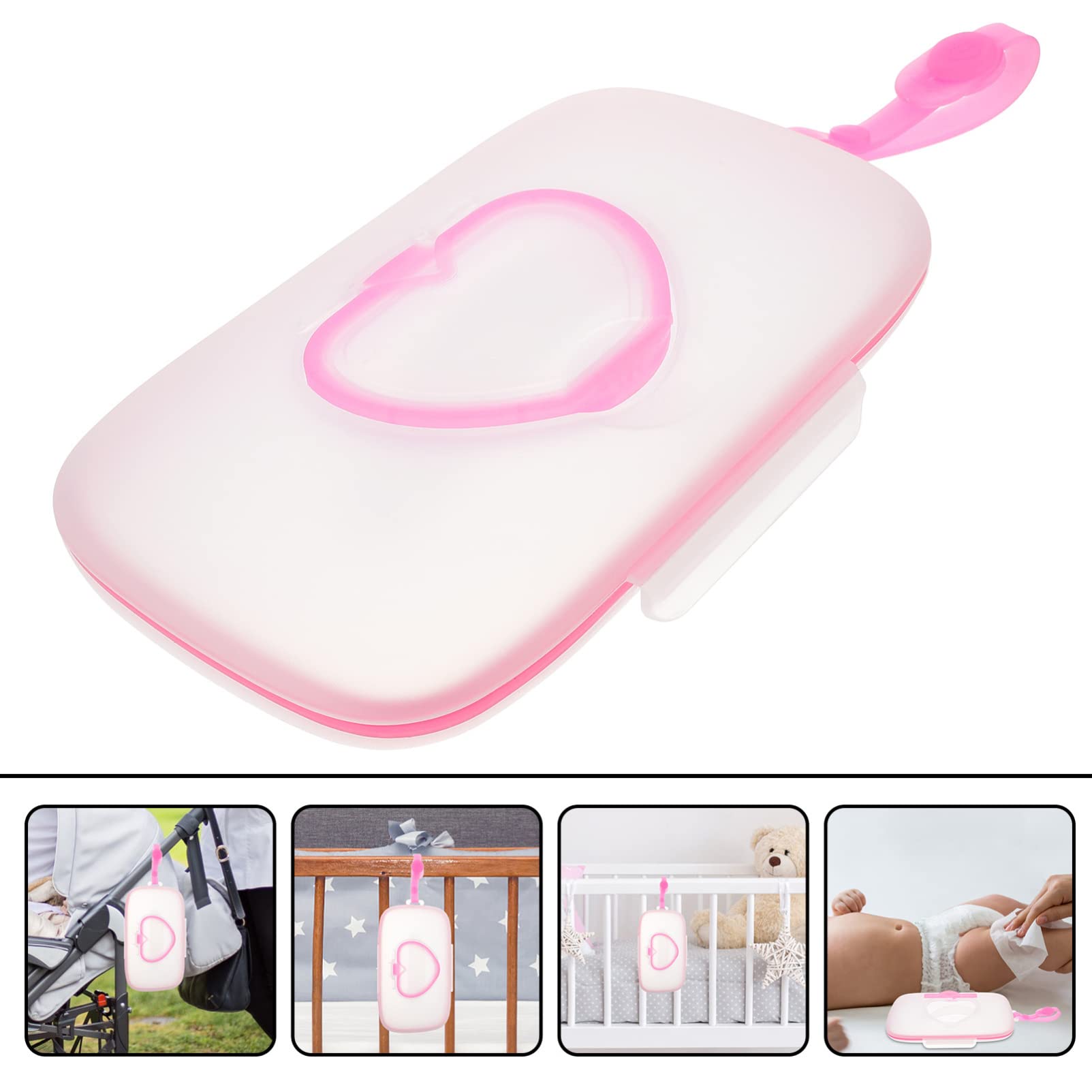 Operitacx Home Decor On The Go Wipes Dispenser Portable Outdoor Baby Wipes Case Box Travel Wipe Holder for Car Bathroom Living Room Travel Essentials