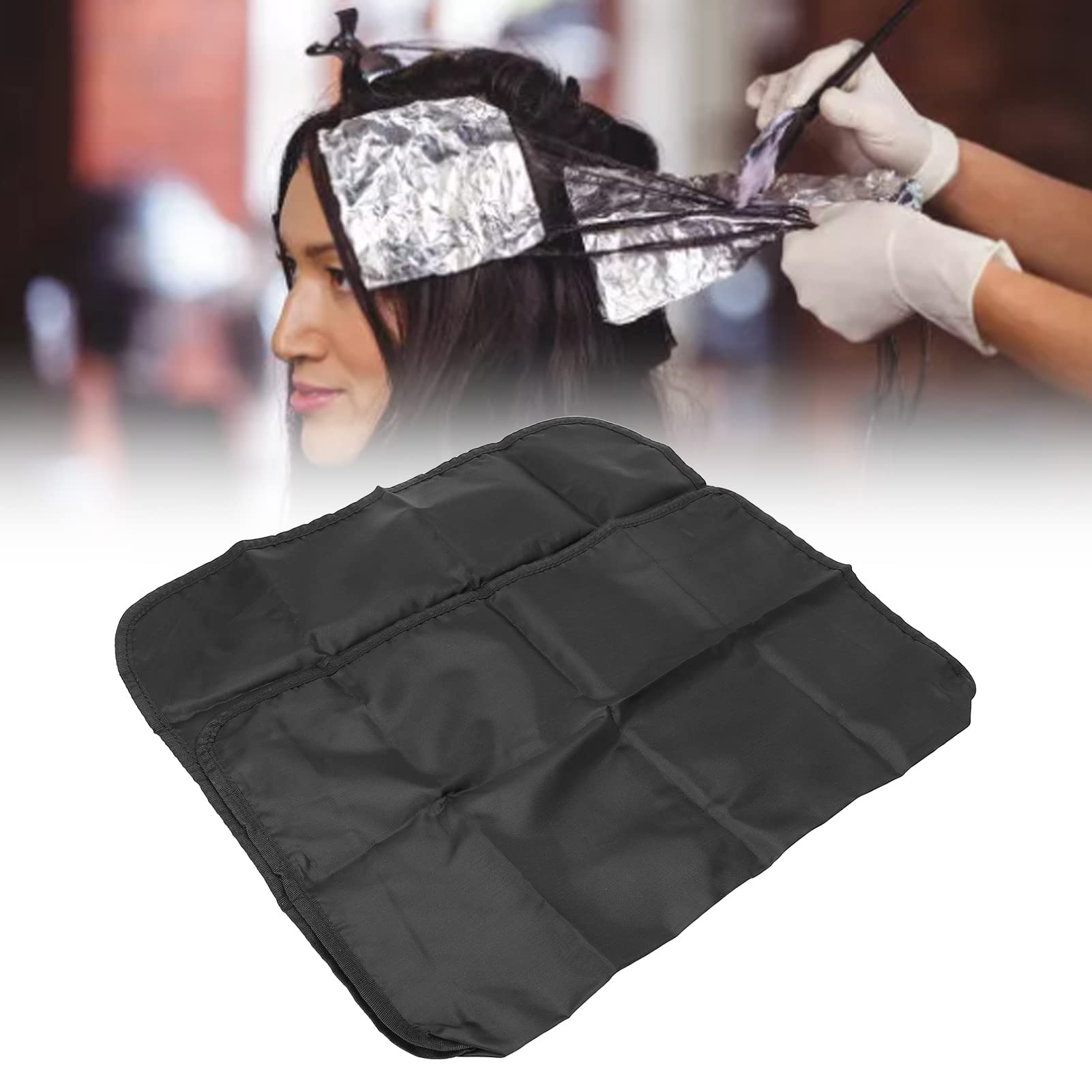 Hairdresser Barber Chair Cover Chair Back Cover Wrap Oxford Fabric Chair Cover Resistant Black Back Protective Cover for Beauty Salon