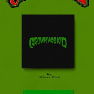 DREAMUS ZICO Grown Ass Kid 4th Mini Album PhotoBook Version CD+Poster on Pack+Photobook+Sticker+Tracking Sealed, GREEN