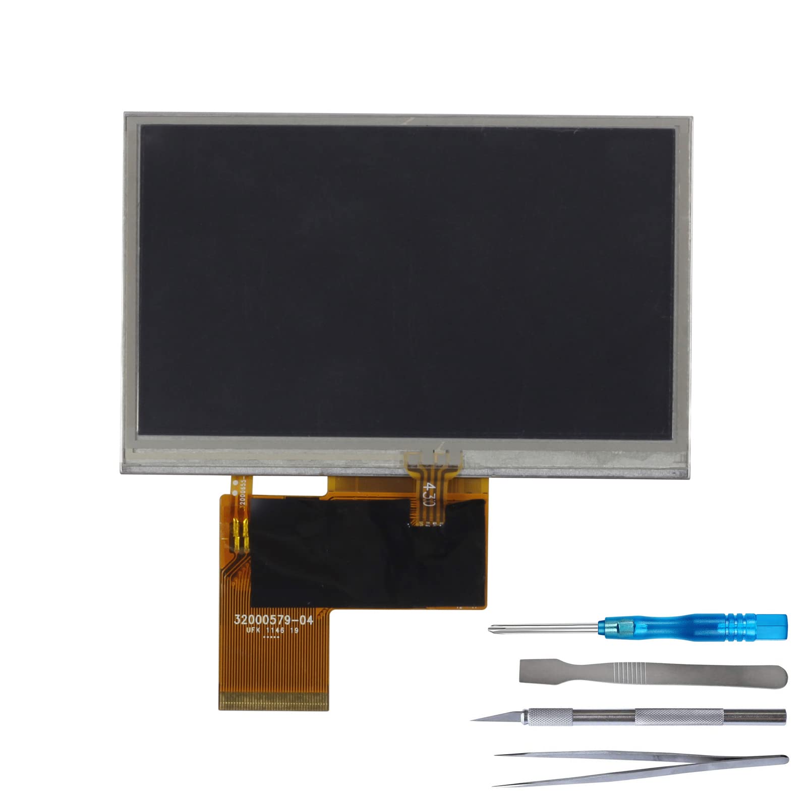 JayTong LCD Display for 4.3 inch 480(RGB)×272 AT043TN24 V.7 LCD Screen Module Replacement with Tools