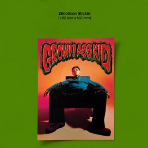 DREAMUS ZICO Grown Ass Kid 4th Mini Album PhotoBook Version CD+Poster on Pack+Photobook+Sticker+Tracking Sealed, GREEN