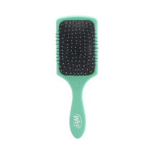 wet brush paddle detangler hair brush, amazon exclusive aqua - ultra-soft intelliflex bristles with aquavent design – great for hair treatments - pain-free brush for women, men, wet dry damaged hair