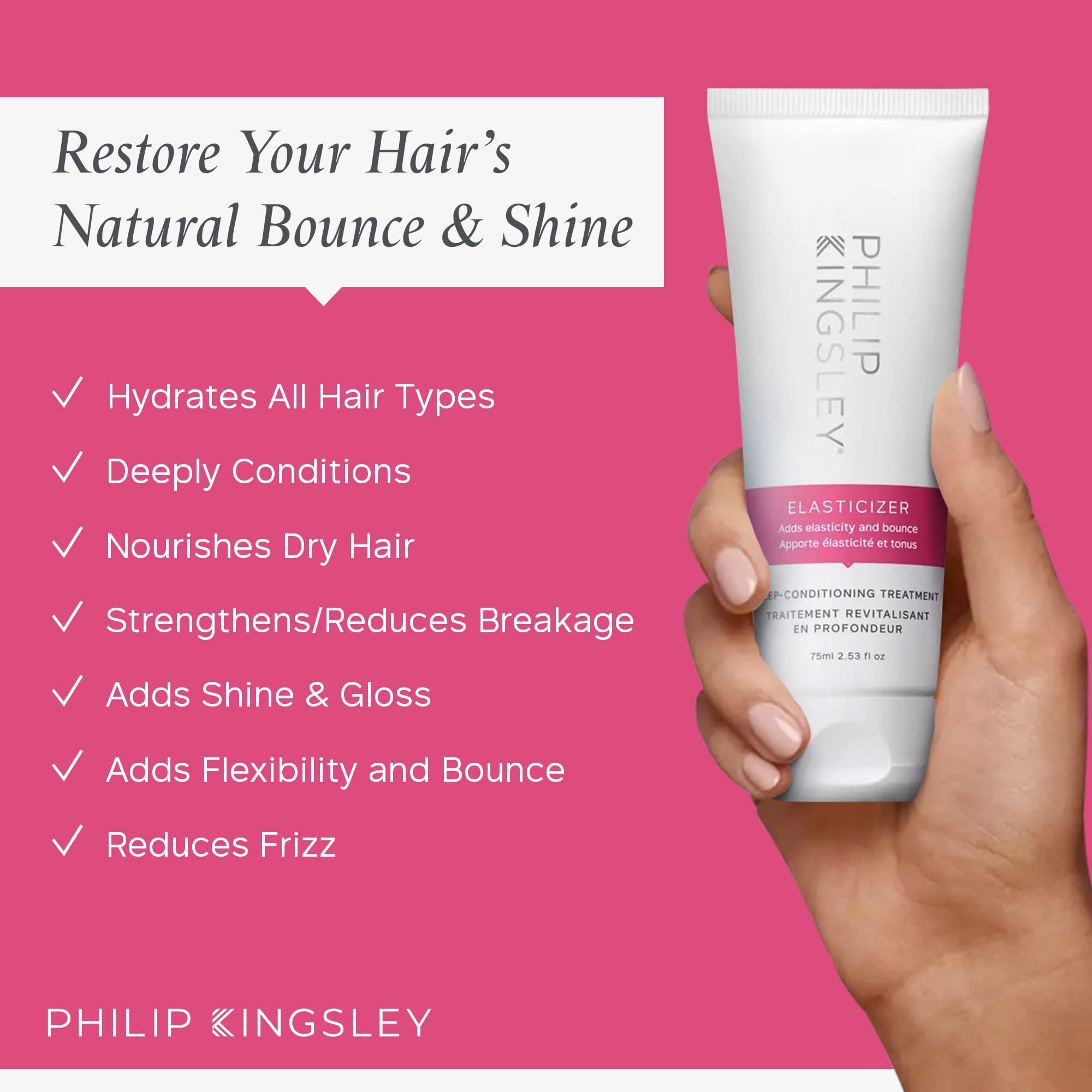 Philip Kingsley Haircare Body & Volume Travel Set, Body Building Shampoo and Conditioner Volumizing for Fine Limp Flat Fly Away Hair, Deep-Conditioning Hair Mask, Adds Volume and Shine