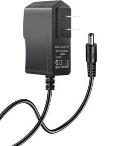 windswallow 12v power supply ac dc adapter compatible with crosley radio cr49 cr49-bt cr49-ta cr249 cr249-ta cr32cd cr6233a cr6233a-re cr7002a cr7002a-pa 6ft cd turntable record player power cord