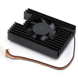 waveshare Dedicated All-in-One 3007 Cooling Fan for Raspberry Pi Compute Module 4 CM4, PWM Speed Adjustment,Low Noise, More Practical,with Thermal Tapes