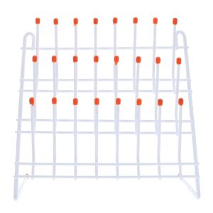 villcase drying rack for lab 24 pegs lab glassware rack steel wire glassware drying rack wall- mount/ - lab glass drying rack white cleaning for laboratory utensils