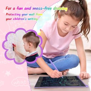 TECJOE 2 Pack 10 Inch LCD Writing Tablet, Colorful Doodle Board Electronic Drawing Pads, Kids Travel Games Learning Toys Christmas Birthday Gifts for 3 4 5 6 7 Year Old Boys Girls Toddlers