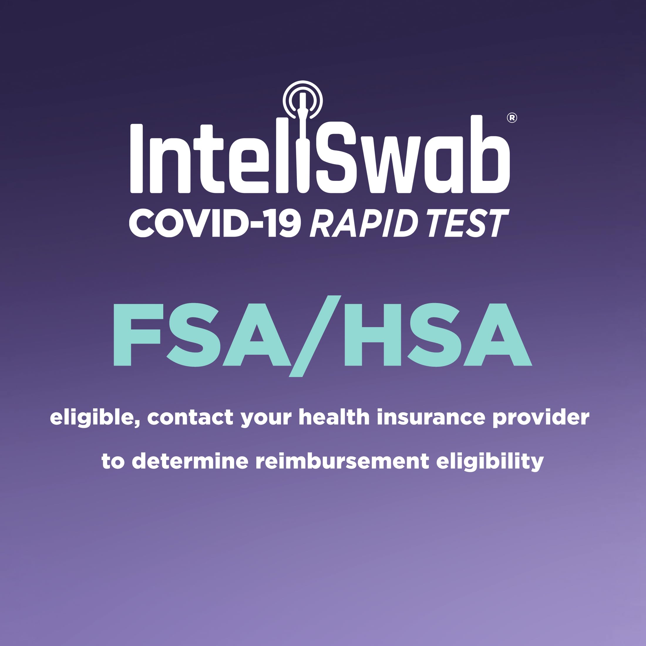 InteliSwab COVID-19 Rapid Test, 1 Pack, 2 Tests Total, Simple to Use at Home, 1 Minute Hands-On Time, FDA EUA Authorized, Designed and Developed in the U.S.A.