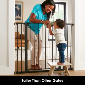 Cumbor 36" Extra Tall, 29.7"- 46" Width Baby Gate for Dogs and Kids & Cumbor 30.5" Tall 29.5"-51.6" Width Dog Baby Gate for House, Stairs, Doorways