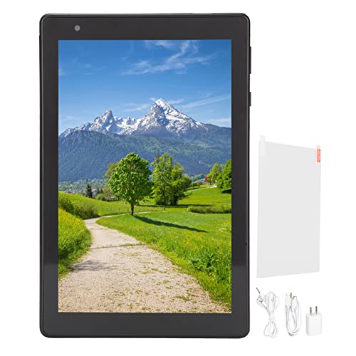 Estink 8 Inch Tablet,Reading Tablet,64GB Storage 4GB Memory,HD Display,WiFi Dual Camera Tablet,Dual Card Slot, Support 128g TF Card,for Android 6.0(Black)