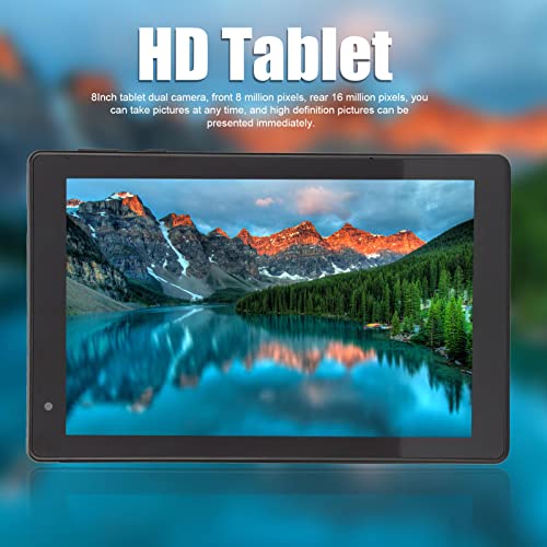 Estink 8 Inch Tablet,Reading Tablet,64GB Storage 4GB Memory,HD Display,WiFi Dual Camera Tablet,Dual Card Slot, Support 128g TF Card,for Android 6.0(Black)