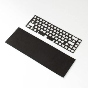 mintcaps 2 pieces set of keyboard sound dampening foam 68 layout silencer pad gasket eva foam keyboard switches dampener foam pad for mechanical keyboard