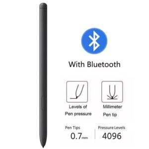 Galaxy Tab S7 Stylus Pen (WithBluetooth) Replacement for Samsung Galaxy Tab S7 / S7+ Plus (EJ-PT870) Tab S8/S8 Plus/S8 Ultra Tab S9/S9 Plus/S9 Ultra All Versions Stylus Touch S Pen with Tips