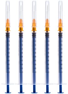 1ml-25g laboratory syringe - diameter 0.5mm/0.019inch-long 25mm/1inch straight mouth tools (20)