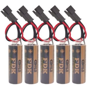 dcynxc (5 pieces 3v lithium battery replacements for fuji fdk cr8.lhc 17430, toto cr8-lhc th559edv410r, toto thp3053 back up batteries