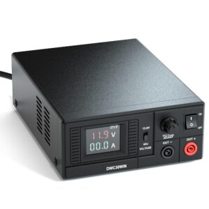 switching power supply 13.8v 30a peak current for 110v ac converter power supply 7.5v to 15.8v adjustable with lcd display for powering ham radio