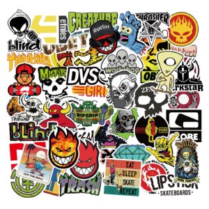 100 pcs vinyl random skateboard cool stickers no repeat stickers notebook stickers guitar trolley case stickers waterproof car graffiti stickers the teen boys and girls