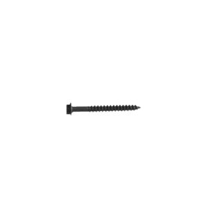 OZCO 56621 1-1/2-inch Hex Cap Nut, (10 per Pack), Black & 56626 1/4-inch by 2-3/4-inch OWT Timber Screws, (25 per Pack)