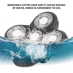 5 Head Replacement Blade For,ANGGREK 5 Head Replacement Blade Universal Electric Beard Shaver 5 Blade Rotating Head Waterproof Accessory Replacement Cordless Shaver Repl(Spare 5