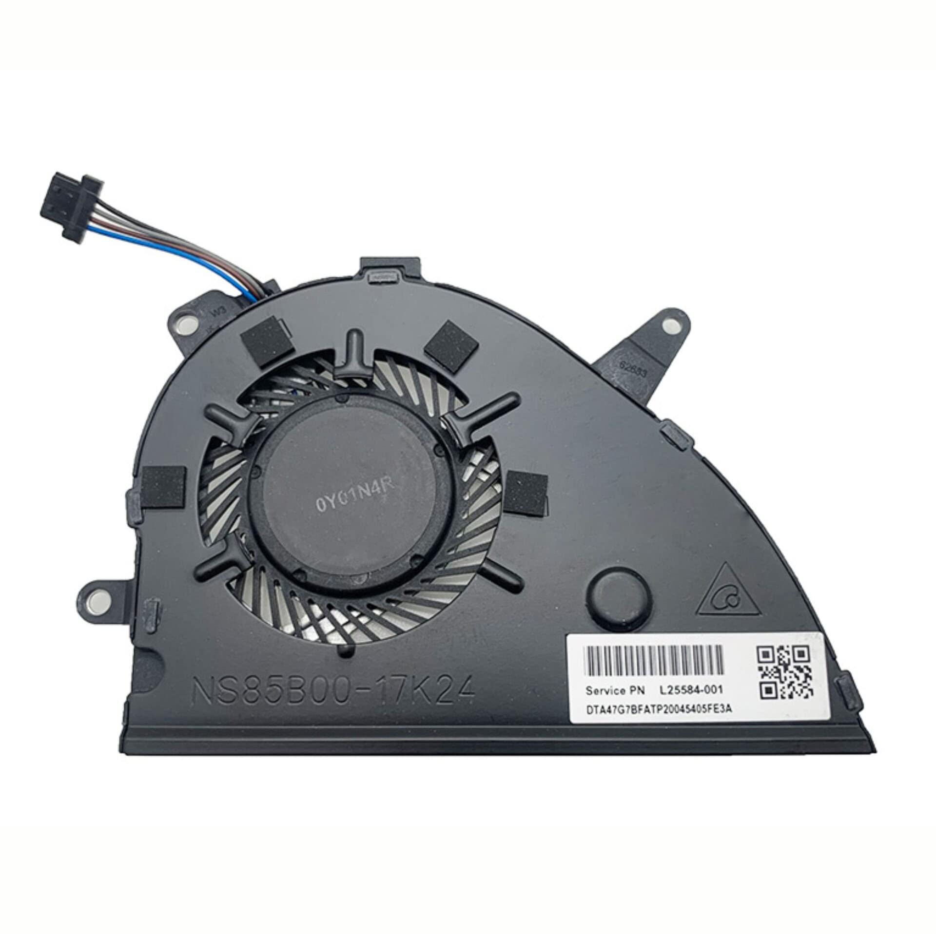 Fleshy Leaf CPU Cooling Fan Replacement for HP Pavilion 15-CW 15-CS 15-CS0003CA 15-CS0051WM 15-CS0053CL 15-CS0061ST 15-CS0072WM Series TPN-Q210 L25584-001