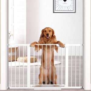 Cumbor 36" Extra Tall, 29.7"- 40.6" Width Baby Gate & Cumbor 30.5" Tall, 29.5"-51.6" Width Dog Gate for House, Stairs, Doorways