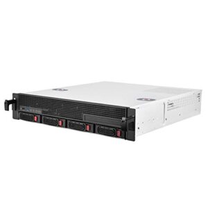 silverstone technology rm21-304 2u micro-atx rackmount server chassis with four 3.5" hot-swap bays, sst-rm21-304