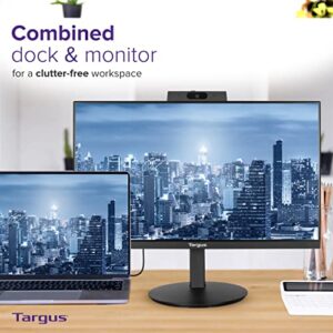 Targus 24-inch USB-C Docking Computer Monitor w/ 100W PD, Adjustable Height Mac PC Monitor 360 Degree Rotating 24 inch Monitor Gaming Monitor w/Dock, Dual Monitor Compatible w/DM4240SUSZ (DM4240PUSZ)