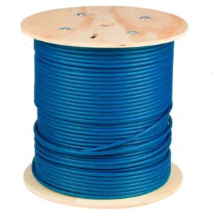 Monoprice Entegrade Cat8 Network Cable V2-1000 Feet - Blue | 2GHz S/FTP Solid, 22AWG, Bulk Bare Copper, 40G, for Networking, LAN, Modem, Router