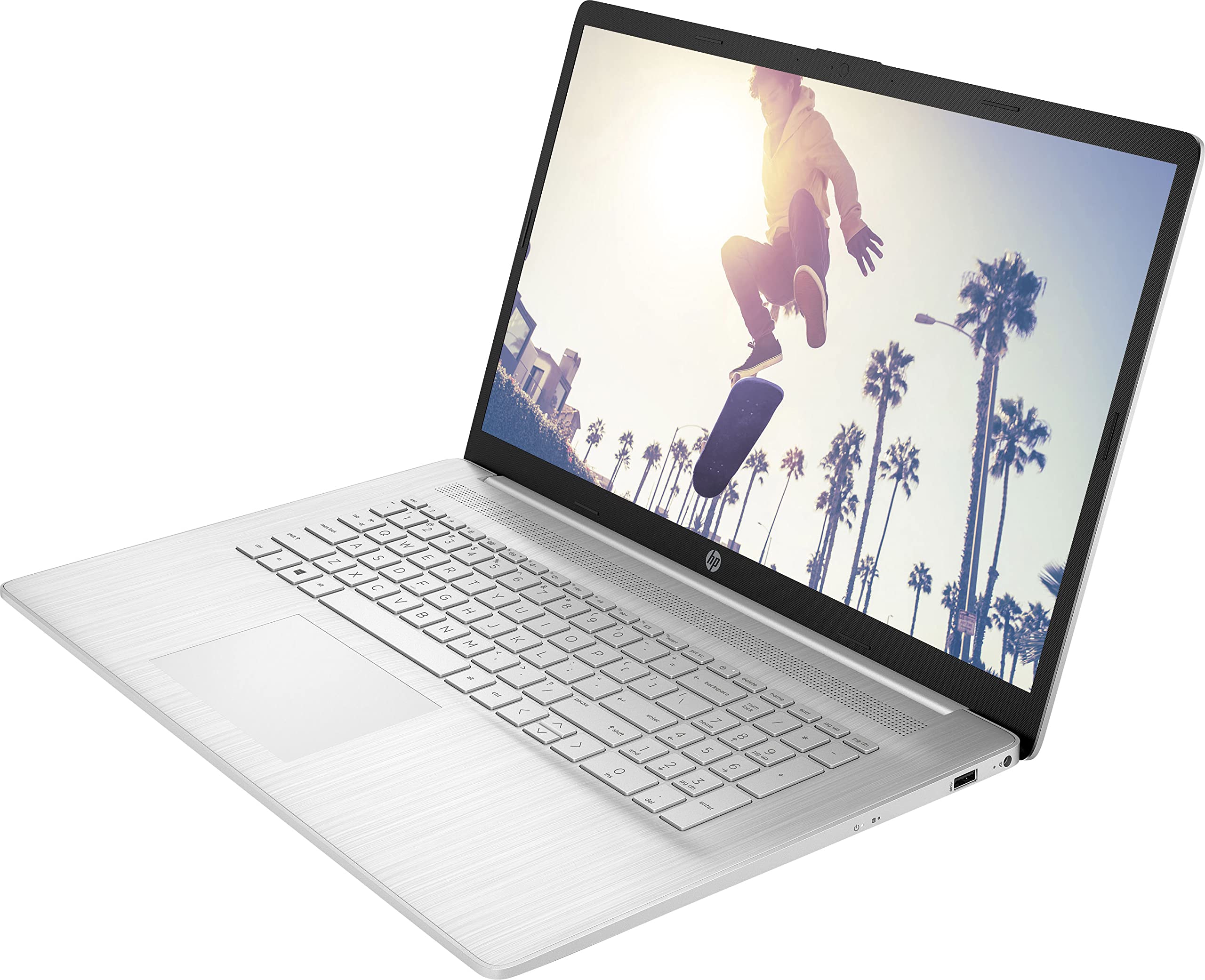 2022 HP Pavilion 17.3’’ HD+ HD+ Anti-Glare Laptop PC, Intel 11th Gen Core i3-1115G4, 8GB DDR4 RAM, 256GB PCIe SSD, HD Webcam, HDMI, Bluetooth, WiFi, Windows 11 Home, Silver + Accessories (Renewed)