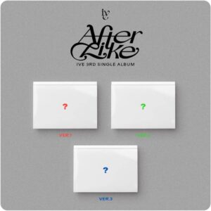 kakao m ive - after like photobook version cd+pre-order benefit (ver.2), 120 x 120 x 10 mm