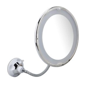 makeup mirror, 10 x 8 easy to install suction cup makeup mirror for makeup