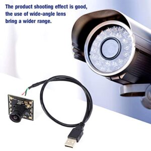 USB Camera Module, 2 Million Pixels 140° Wide Angle Lens USB Camera Module with OV2710 Chip for Driving Recorders, POS Machines, Advertising Machines, Inquiry Machines