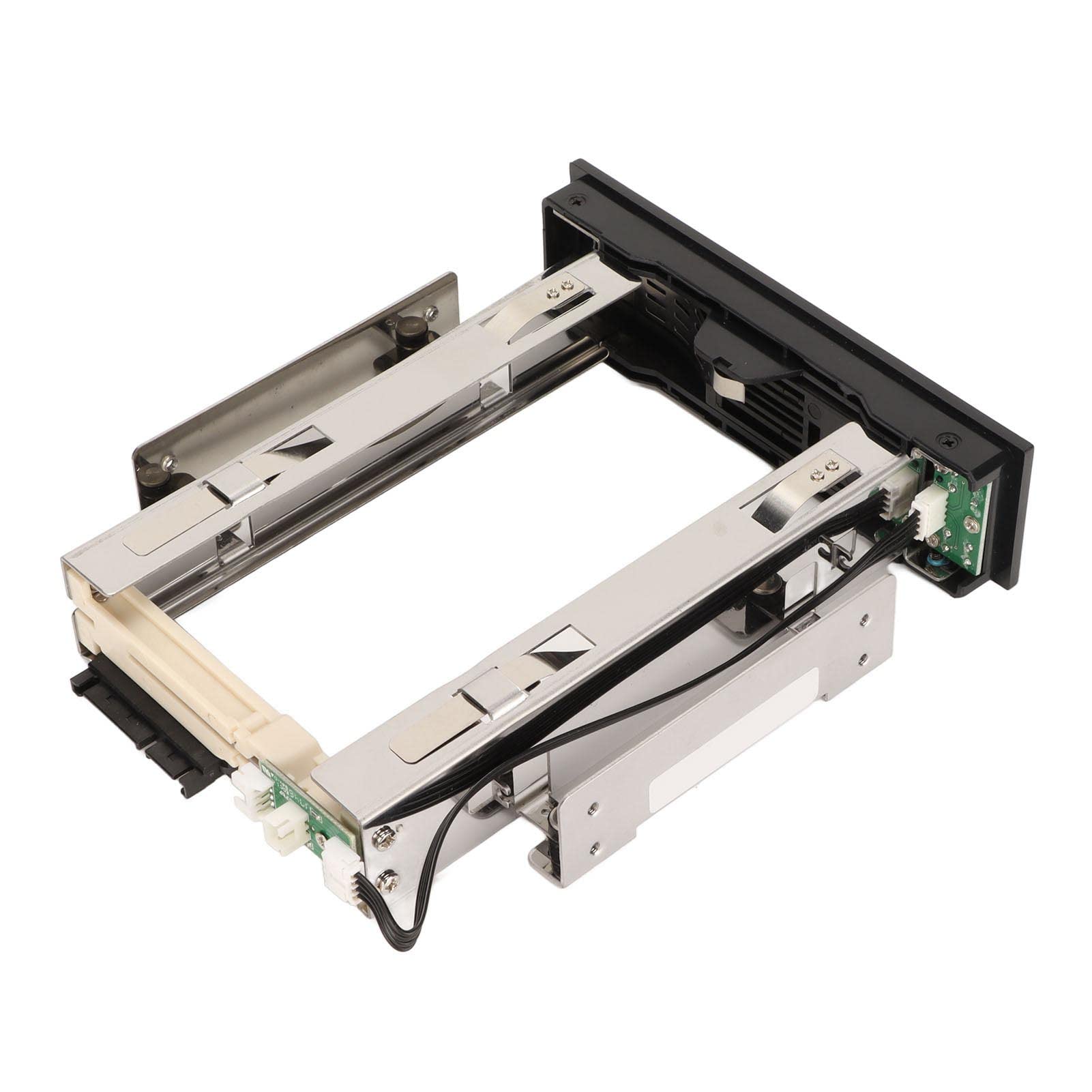 Aluminium Trayless Hot Swap Mobile Rack Backplane Single Bay Internal HDD Enclosure, Support SATA I/II/III 6Gbps for 3.5" Hard Drive SSD and 5.25" Floppy Drive