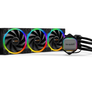 be quiet! Pure Loop 2 FX 360mm, CPU Liquid Cooler for Intel Core i3/i5/i7/i9 or AMD Ryzen 3/5/7/9, ARGB LED Illumination, 3X Light Wings PWM high-Speed Fan -BW015