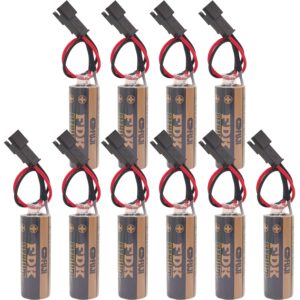 dcynxc (10-pieces 3v 3000mah lithium battery replacements for fuji fdk cr8.lhc 17430, toto cr8-lhc th559edv410r, toto thp3053 back up batteries