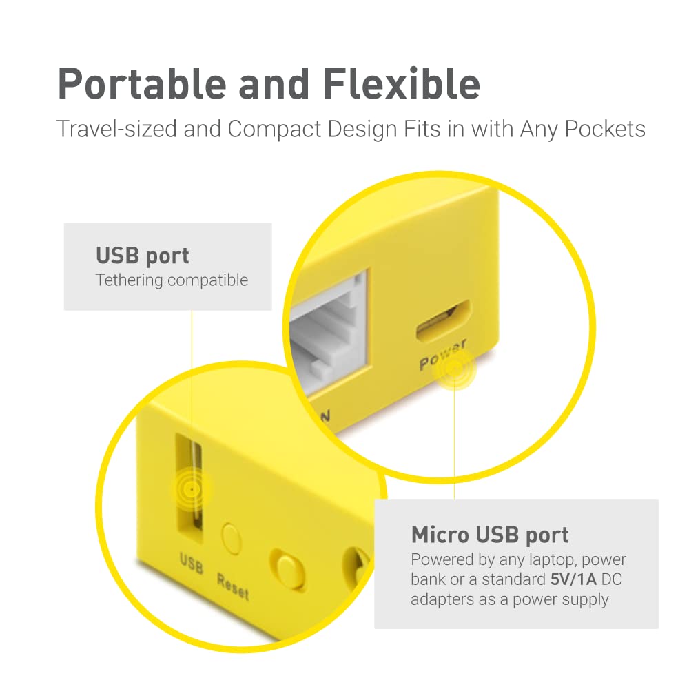 GL.iNet GL-AXT1800 (Slate AX) Pocket-Sized Wi-Fi 6 Gigabit Travel Router & GL.iNet GL-MT300N-V2(Mango) Portable Mini Travel Wireless Pocket VPN Router